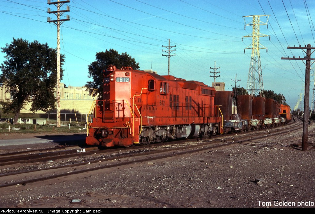 EJ&E 612 with the Ingot Train